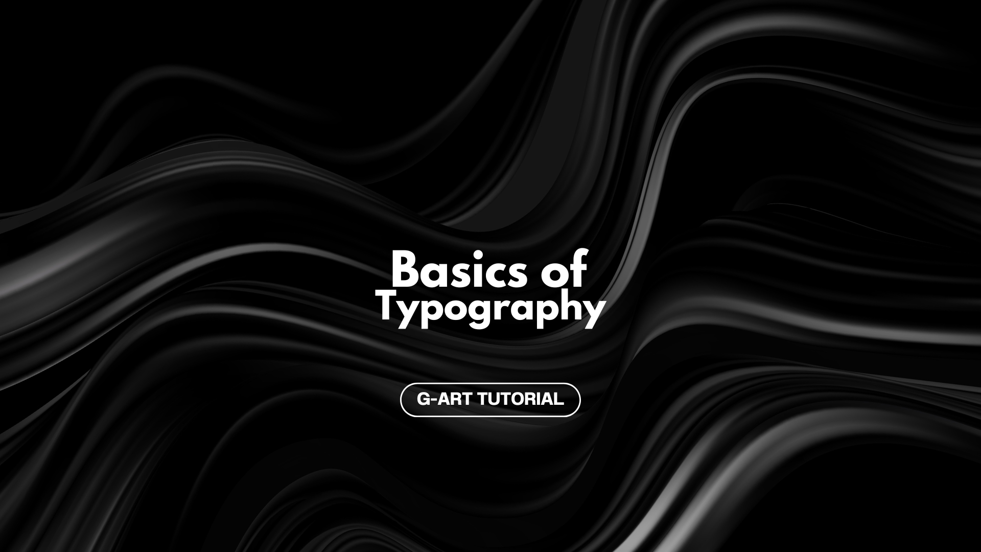 Typography in Graphic Design Tutorial - G-Art tutorial